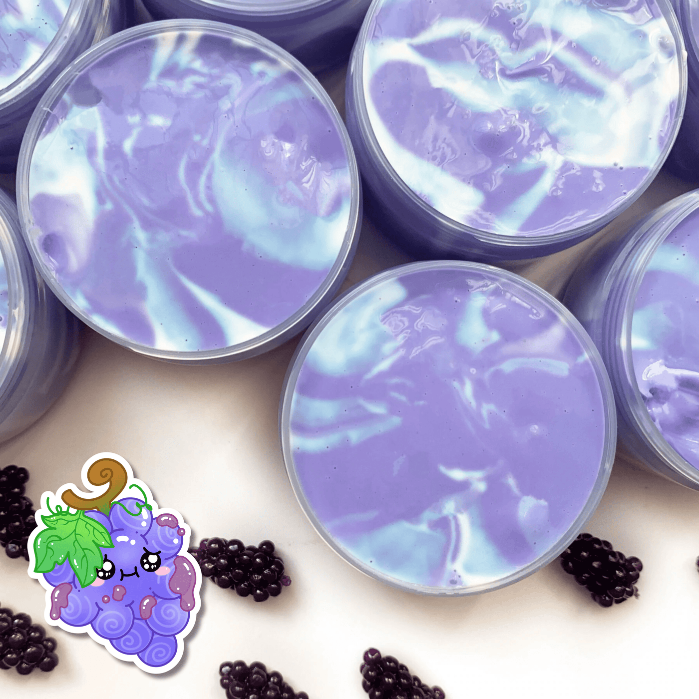 Sour Bubble Grapes Thick Slime | Scoopi Slime Shop