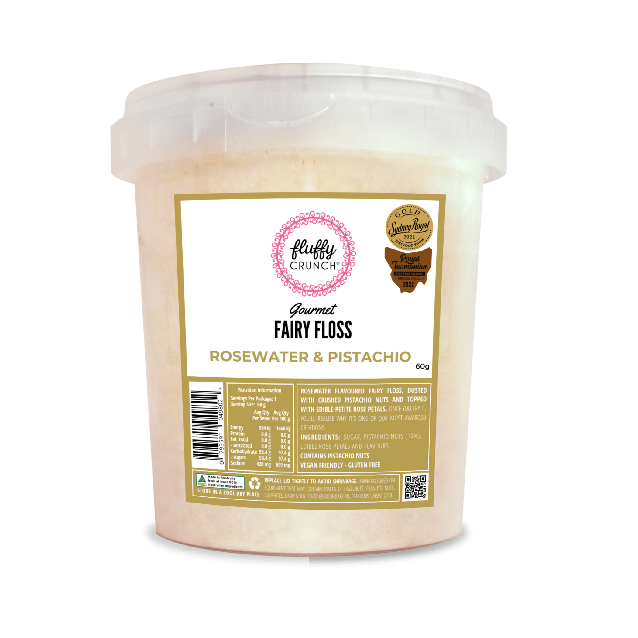 Fluffy Crunch Fairy Floss (50g)